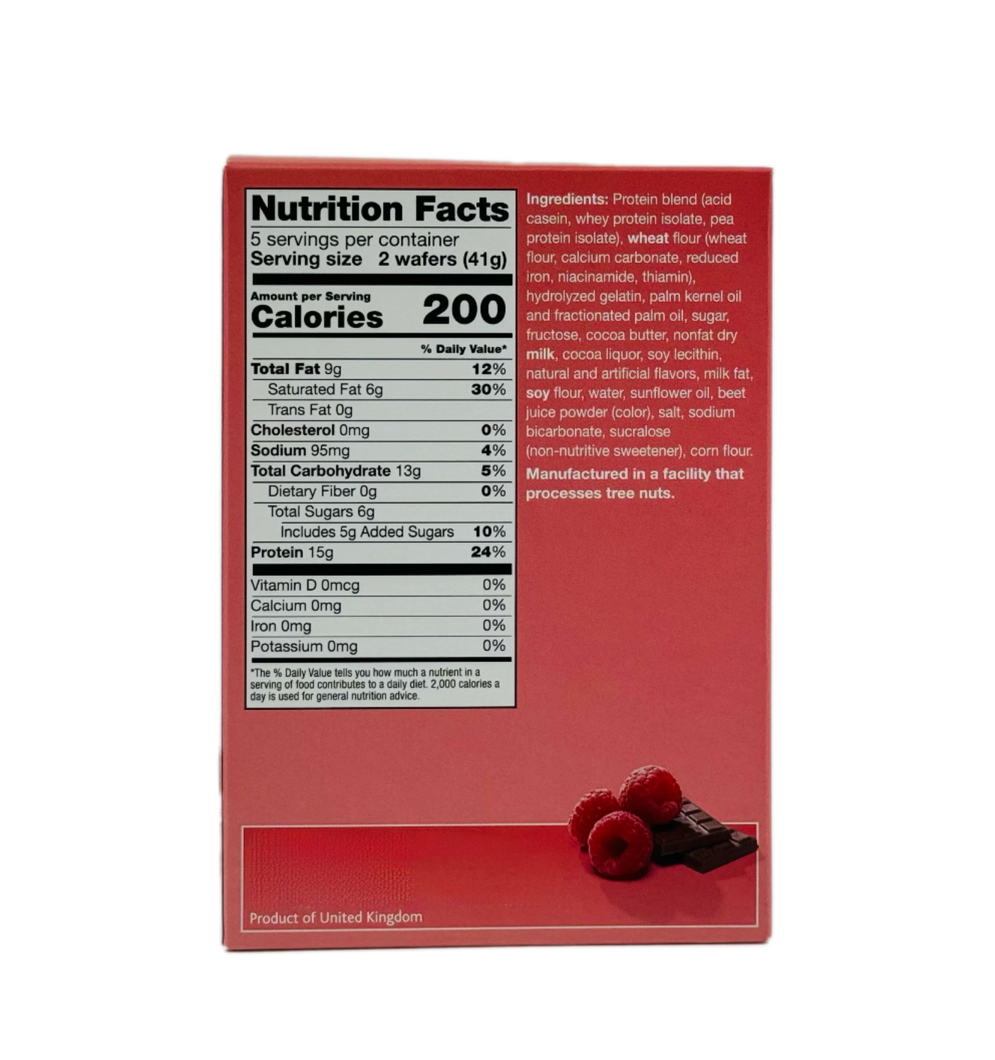 Raspberry Wafers – The Protein Store