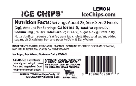 Lemon Ice Chips Candy – The Protein Store